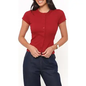 PETAL & PUP Tylarah Ribbed Knit Cardigan