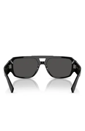 Dolce & Gabbana 57mm Pilot Sunglasses