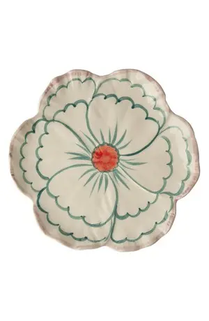 RICE BY RICE Set Of 4 Flower Shaped Side Plates - Multi