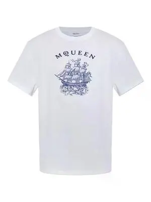 Alexander McQueen Graphic-print T-shirt - White