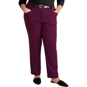 Universal Standard All Day High Waist Cigarette Pants - Gamay