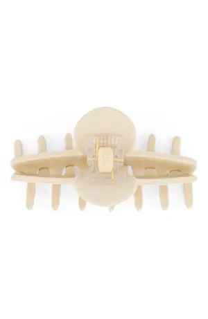 Alexandre De Paris Blanche Acetate And Pearl Hair Claw Clip - Beige