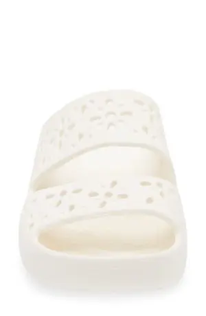CROCS Classic Floral Cutout Slide Sandal