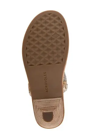 Aerosoles Crystal Rope Sandal - Crystal/ Champagne Rope/ Cork
