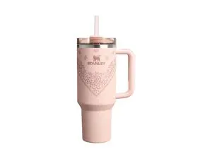 STANLEY Mesa Rose Collection Flowstate Quencher 40oz Tumbler Conch Floral