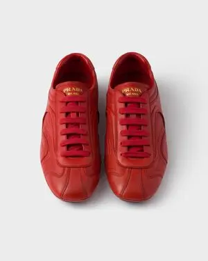 Prada Montecarlo Re-edition 2005 Nappa Sneakers - Red