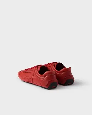 Prada Montecarlo Re-edition 2005 Nappa Sneakers - Red