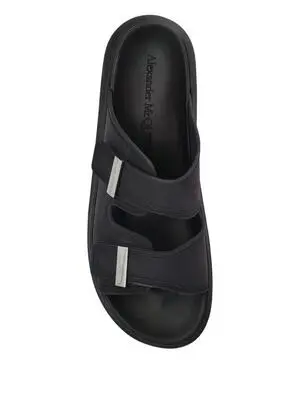 Alexander McQueen Round-toe Sandals - Black