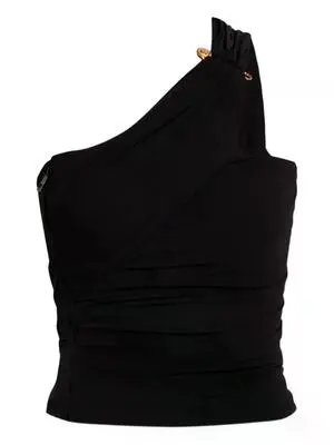 Versace Asymmetrical One-shoulder Top