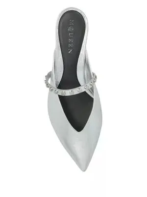 Alexander McQueen Leather Heeled Pumps