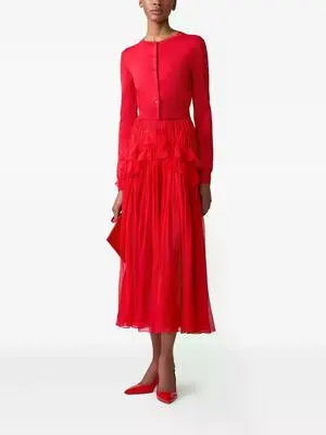 Carolina Herrera Ruffle-detailed Midi Skirt
