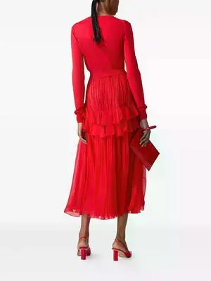 Carolina Herrera Ruffle-detailed Midi Skirt