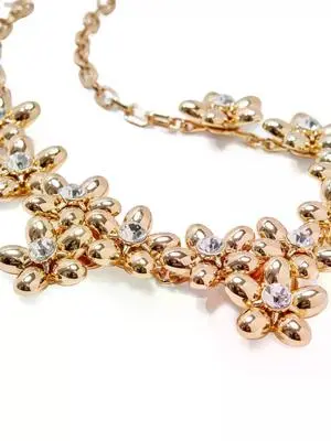 Carolina Herrera Flower Cluster Chain Necklace