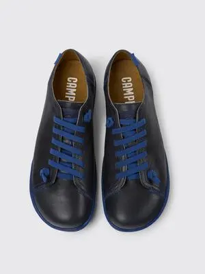 Camper Calfskin Lace-up Shoes - Blue