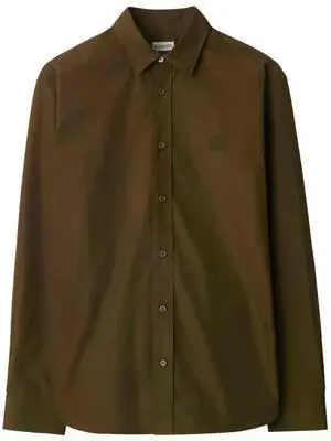 Burberry Logo-embroidered Shirt