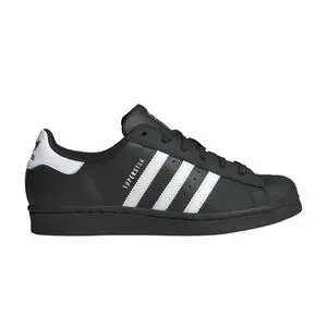 Women's Adidas Superstar Black Shoes