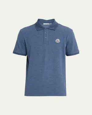 Moncler Chest-logo Pique Polo Shirt