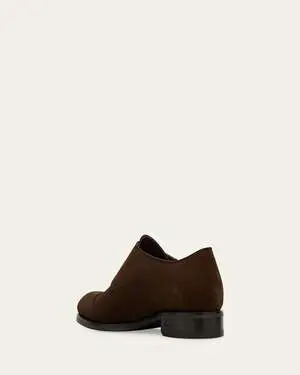 Brioni Milano Suede Cap-toe Double-monk Strap Loafers