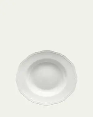 GINORI 1735 Bianco Antico Doccia Soup Plate - White