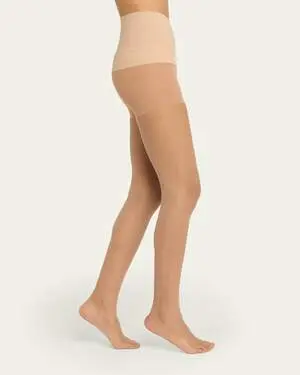 Commando Essential Control Sheer Microfiber Tights Medium Nude