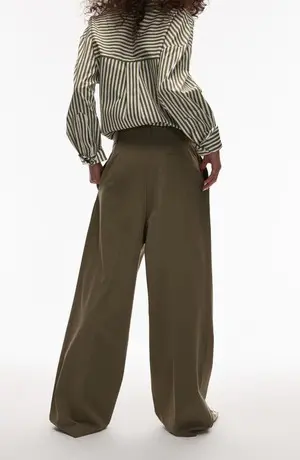 Topshop Tailored Straight Leg Pants
