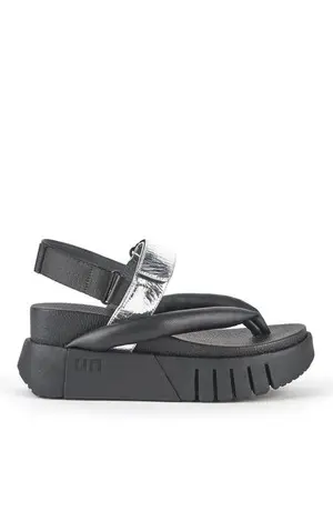 United Nude Delta Tong Sandals - Silver