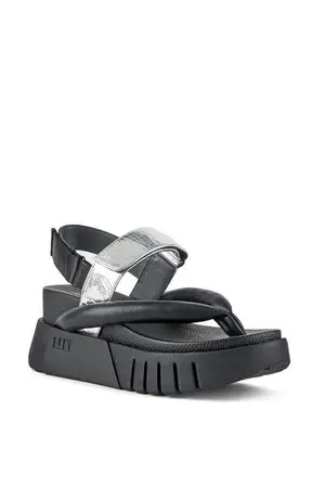 United Nude Delta Tong Sandals - Silver