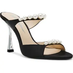 Betsey Johnson Pearly Sandal - Black