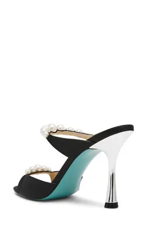 Betsey Johnson Pearly Sandal - Black