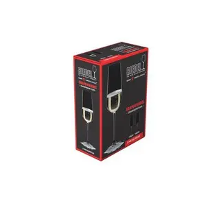 RIEDEL Grape@ Champagne Flute Wine Glass, Set Of 2
