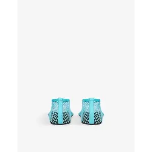 Christopher Esber Mesh Ballet Flats - Teal