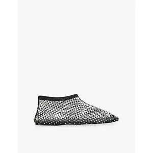 Christopher Esber Minette Mesh Ballet Flats - Black