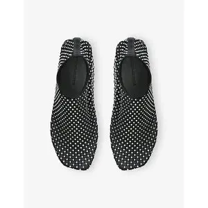Christopher Esber Minette Mesh Ballet Flats - Black