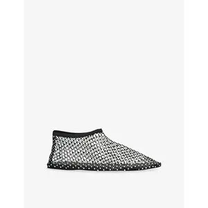 Christopher Esber Minette Mesh Ballet Flats - Black