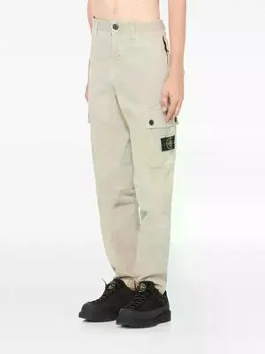 Stone Island Twill Tapered Pants - Neutrals