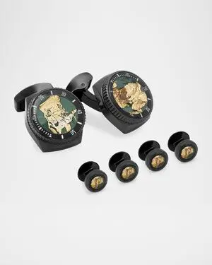 Men's Tateossian Black Cufflinks