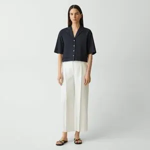 Theory Deep Pleat City Twill Pant