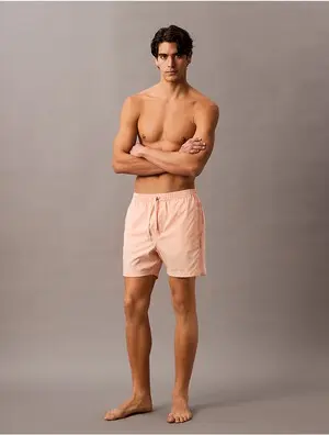 Calvin Klein Core Solid Swim Shorts - Melon Frenzy