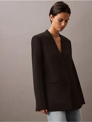 Calvin Klein Classic Crepe Blazer