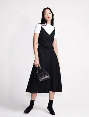 Calvin Klein Wool Blend Tailored Dress