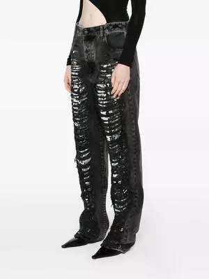 DARKPARK Karen Distressed Tapered Jeans