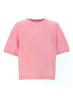 Soft Goat Brushed Short-sleeve Top