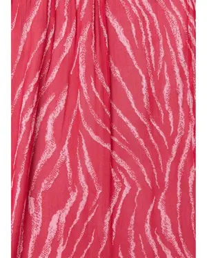 Whistles Zebra Texture Midi Dress