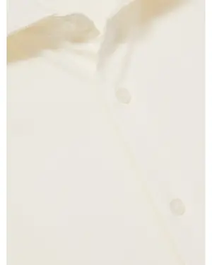 REISS Duke Airwater Finish Cotton Jersey Shirt - Ecru