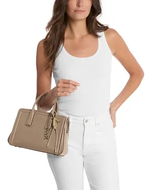 Michael Kors Laila Small Satchel - Birch
