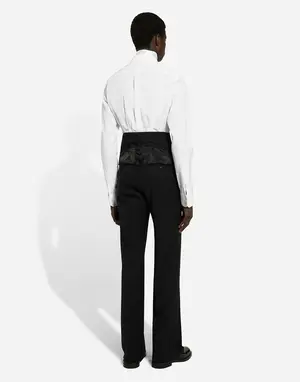 Dolce & Gabbana Tuxedo Shirt With Vest Bottom Section