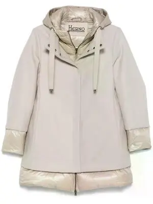 Herno A-line Lightweight Coat - Neutrals