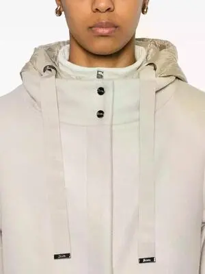 Herno A-line Lightweight Coat - Neutrals