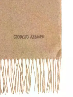 Giorgio Armani Fringed Wool Scarf