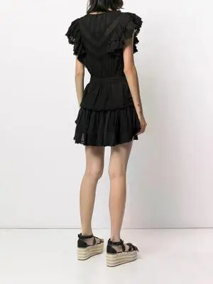 LoveShackFancy Gwen Ruffle Mini Dress